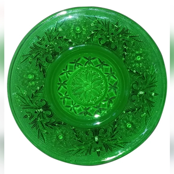 Other | Anchor Hocking Emerald Dessert Plate | Poshmark